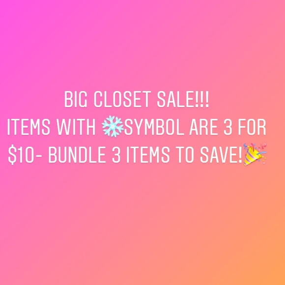 Tops | Huge Saleitems With Symbol Are 3 For 1 | Poshmark